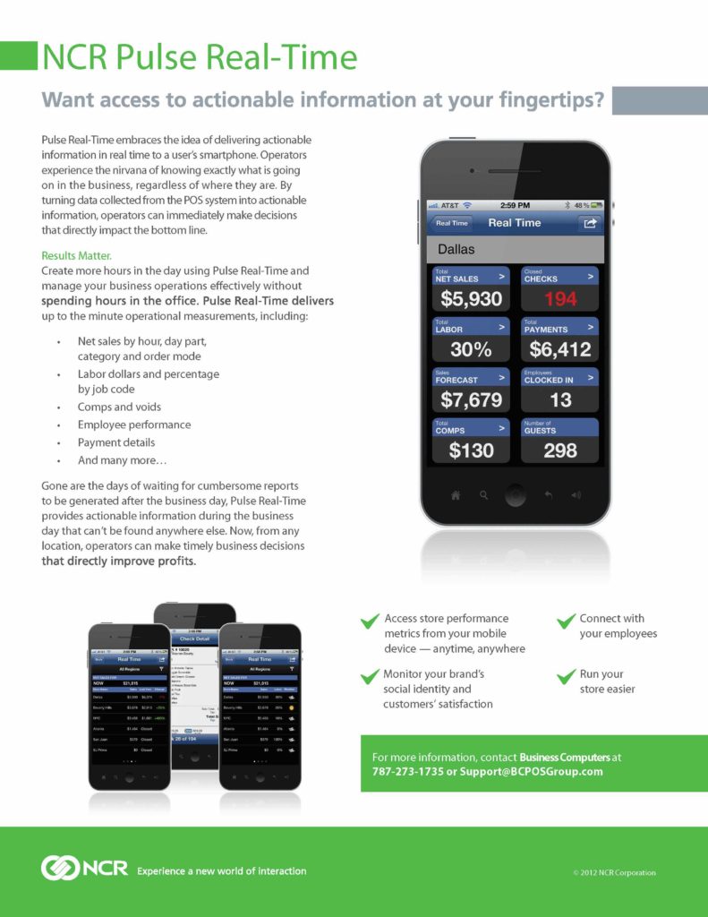 ALOHA RESTAURANT POS - Business Computer POS